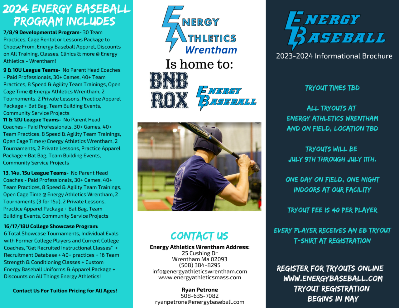 Travel Baseball | Energy Athletics Baseball Tournaments MA